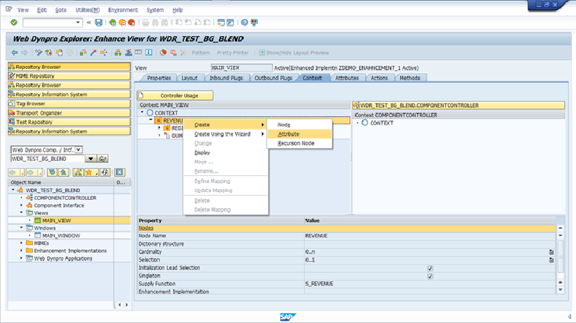 Enhancements in Web Dynpro ABAP-Part II | SAP Online Guides