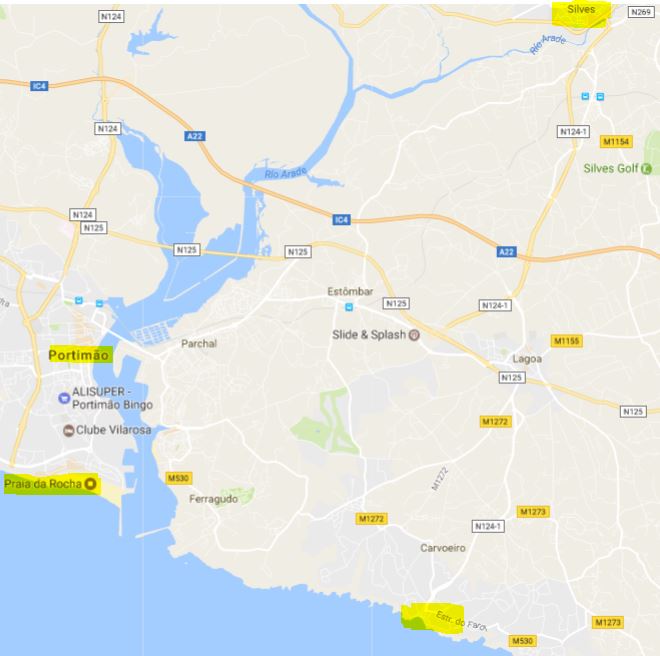 Visita a dos pueblos del Algarve portugués: Carvoeiro y Silves