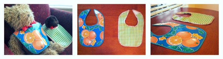 Living 31: Oil Cloth Bibs {A Super Easy Tutorial}