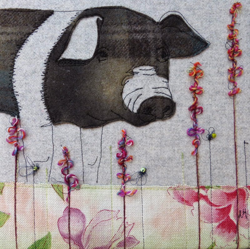Jo Hill Textiles: Farm animals