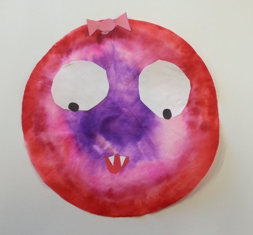 a faithful attempt: Tie Dye Coffee Filter Creatures