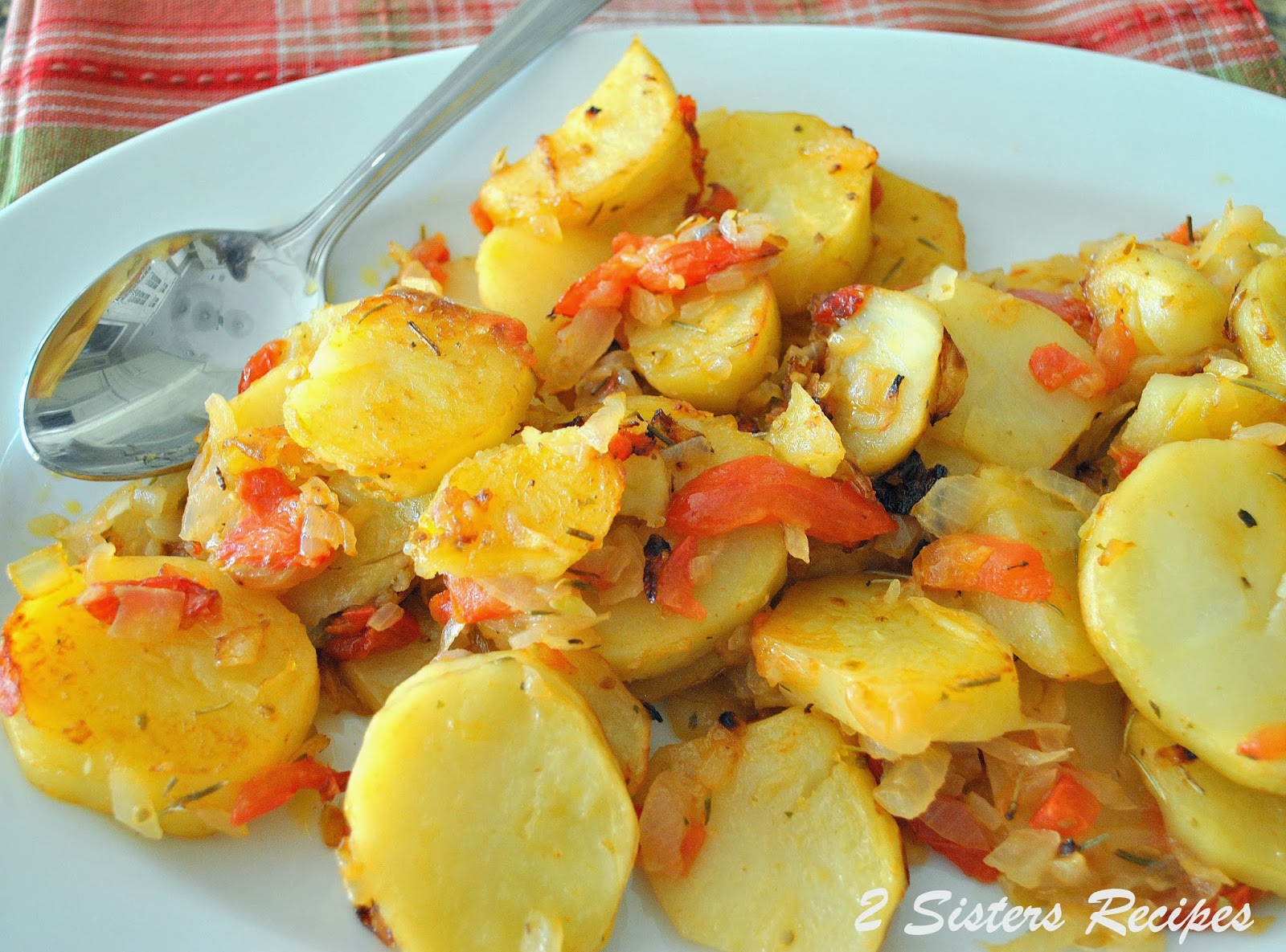 Roasted Potato Marinara - 2 Sisters Recipes by Anna and Liz
