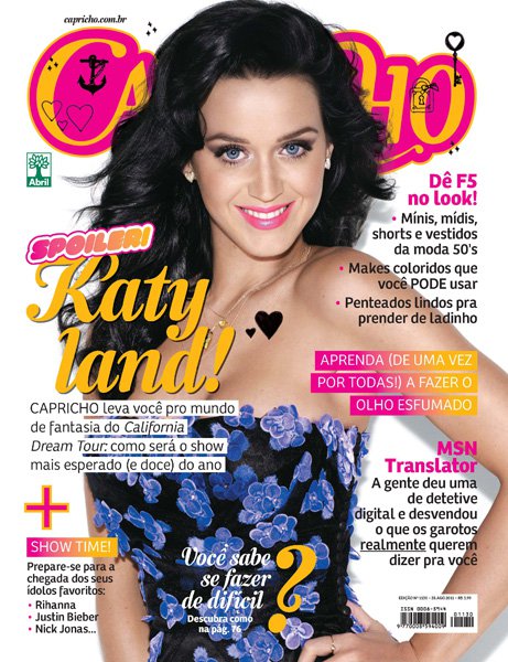 Katy Perry Fans Brasil: Katy Perry Capa da CAPRICHO