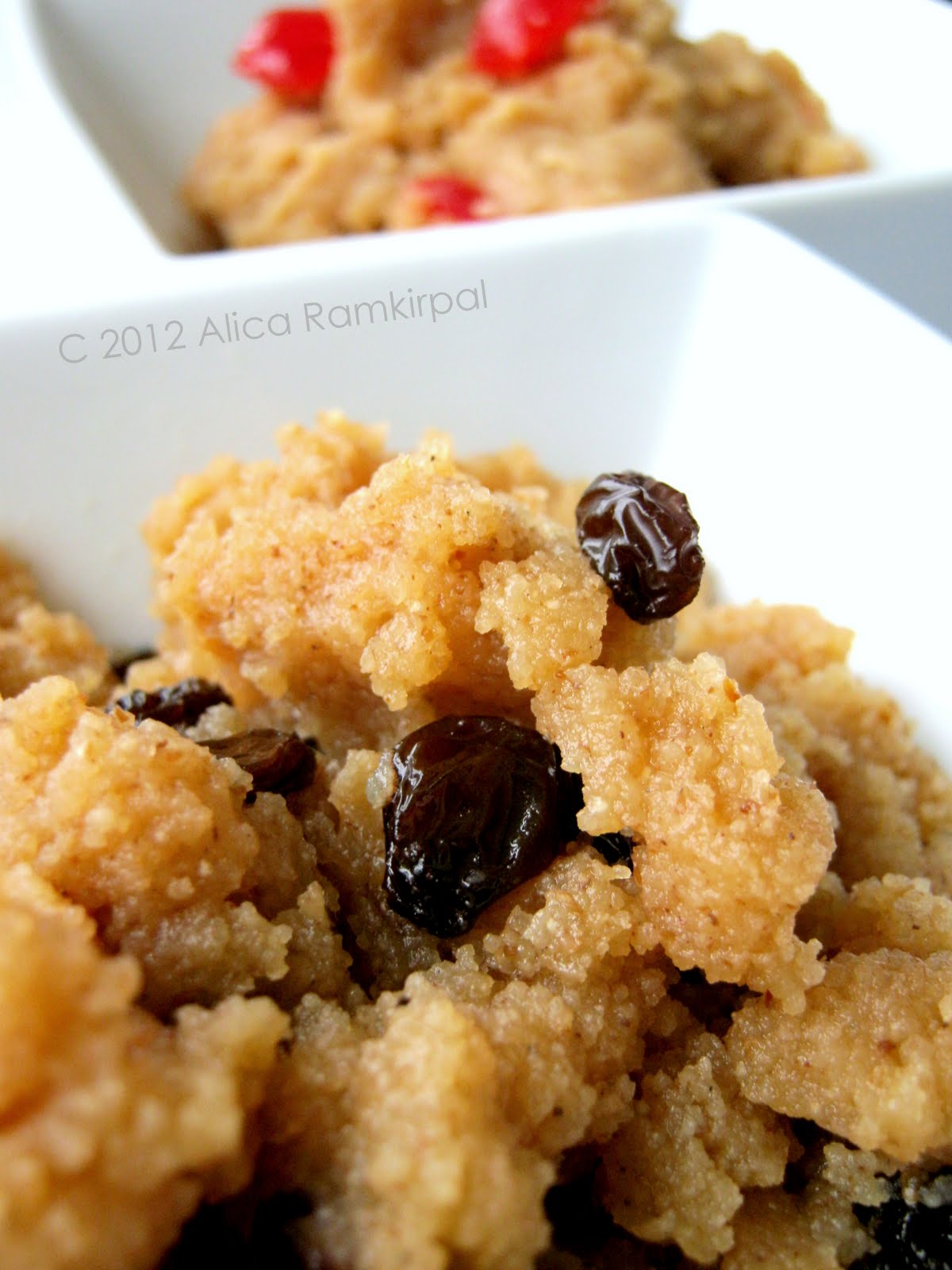 Parsad two ways: Cream of Wheat and Flour - Alica's Pepperpot
