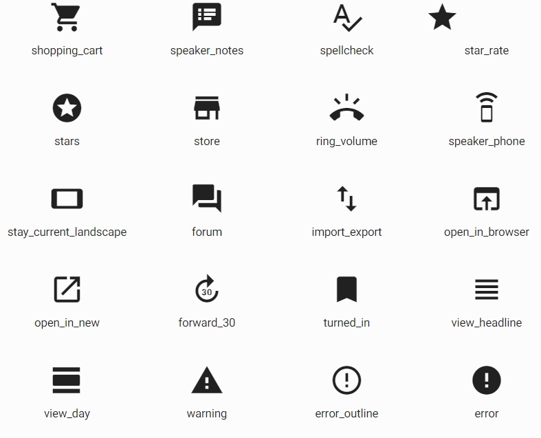 Membuat Icon pada CSS Framework Materialize ~ Vendidit Blog