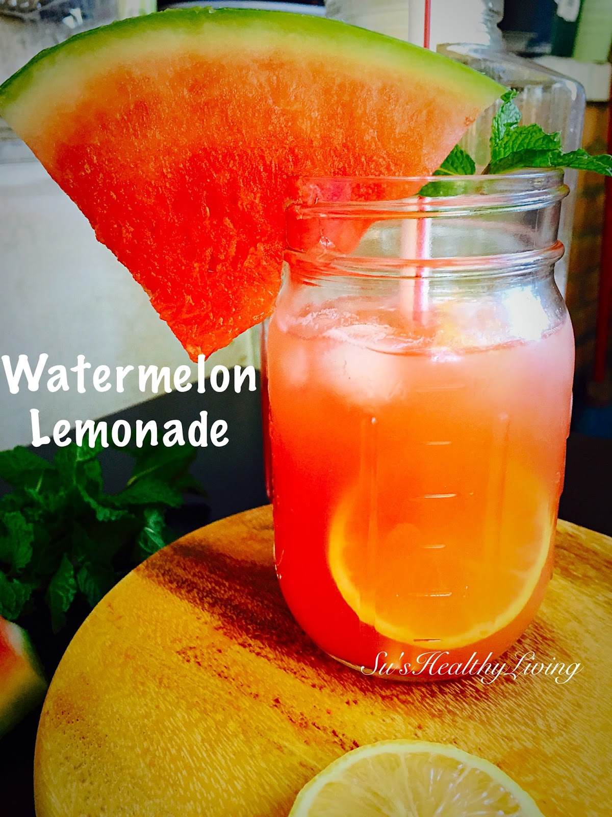 Su'sHealthyLiving: Agua Fresca ( Watermelon lemonade)