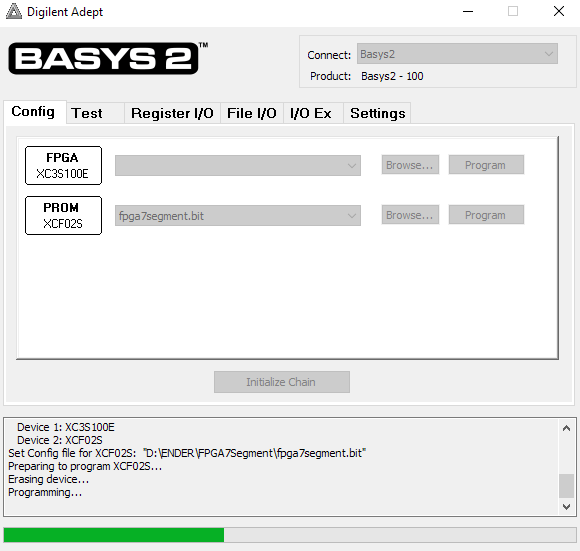 Digilent BASYS2 ROM Kaydetme