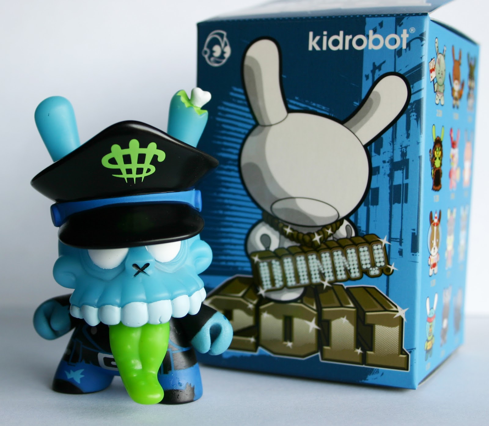 My Kidrobot Score!: 2011 Kidrobot Dunny "Zombie Biker" Blue by MAD