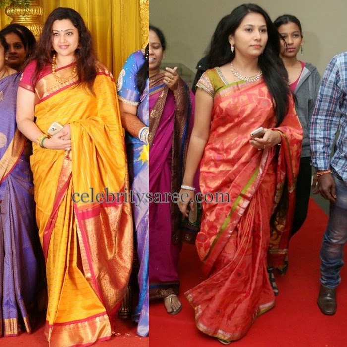 Meena Other Actress in Traditional Sarees - Saree Blouse Patterns