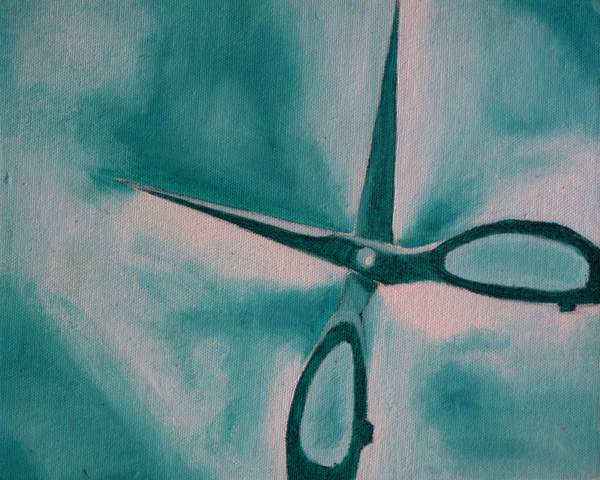 Art At Woodstock: Drawing and Painting: Scissor Paintings in Oil