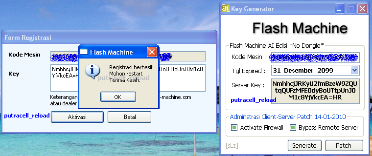 Flash Machine Jawara 7 + KeyGen