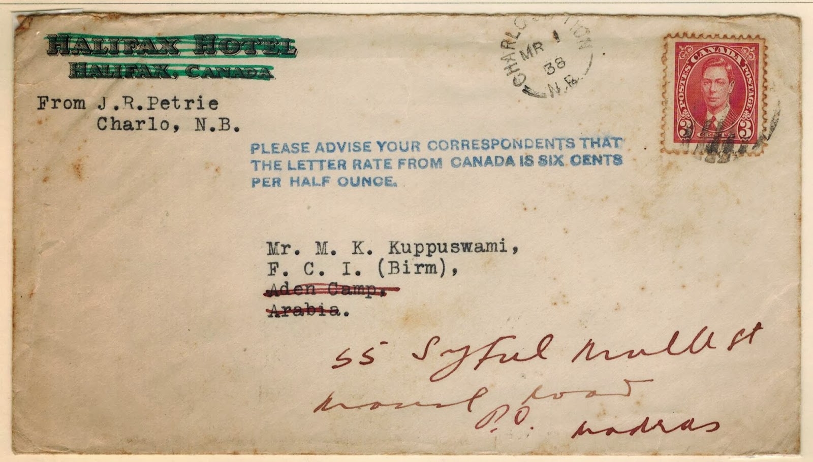 Postal History Corner: 6. United Kingdom and Empire/Commonwealth Letter ...