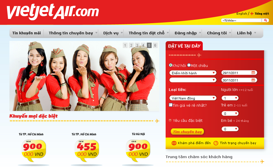 VietJet Air chính thức bay từ 25/12/2011 | Đào tạo học sĩ