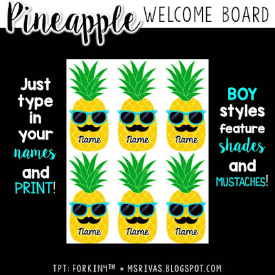 forkin4th: Be a Pineapple! (Welcome Bulletin Board)