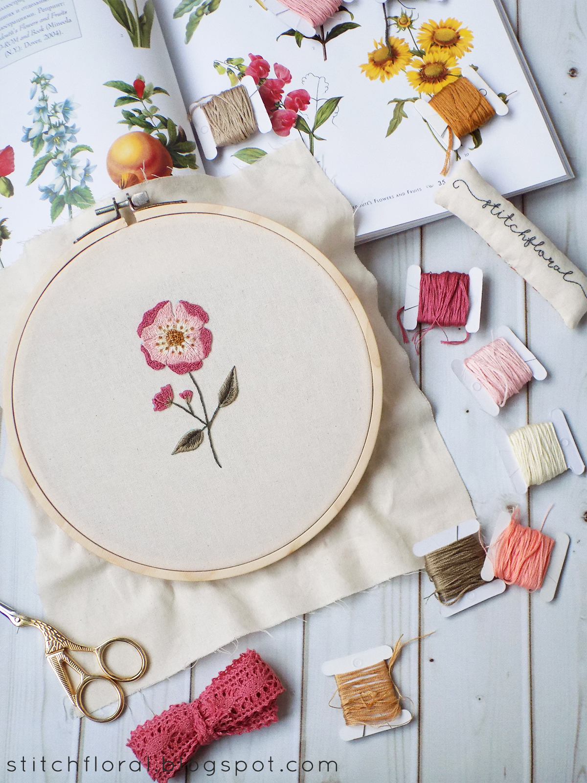 8 spring and summer hand embroidery projects - Stitch Floral