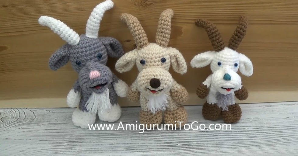 Toys & Games GOAT art doll amigurumi knitted doll crochet goat animal ...