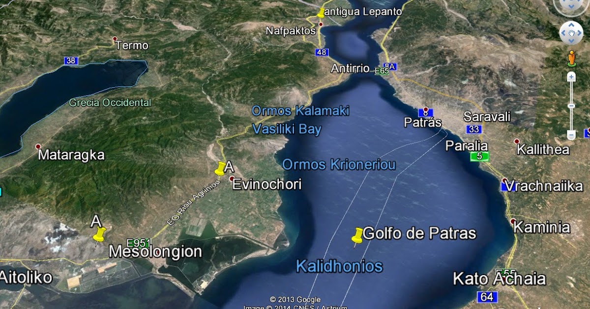 ArqueoLugares: PLEURON prox. Mesolongion. Golfo Patras. Zona Centro Grecia