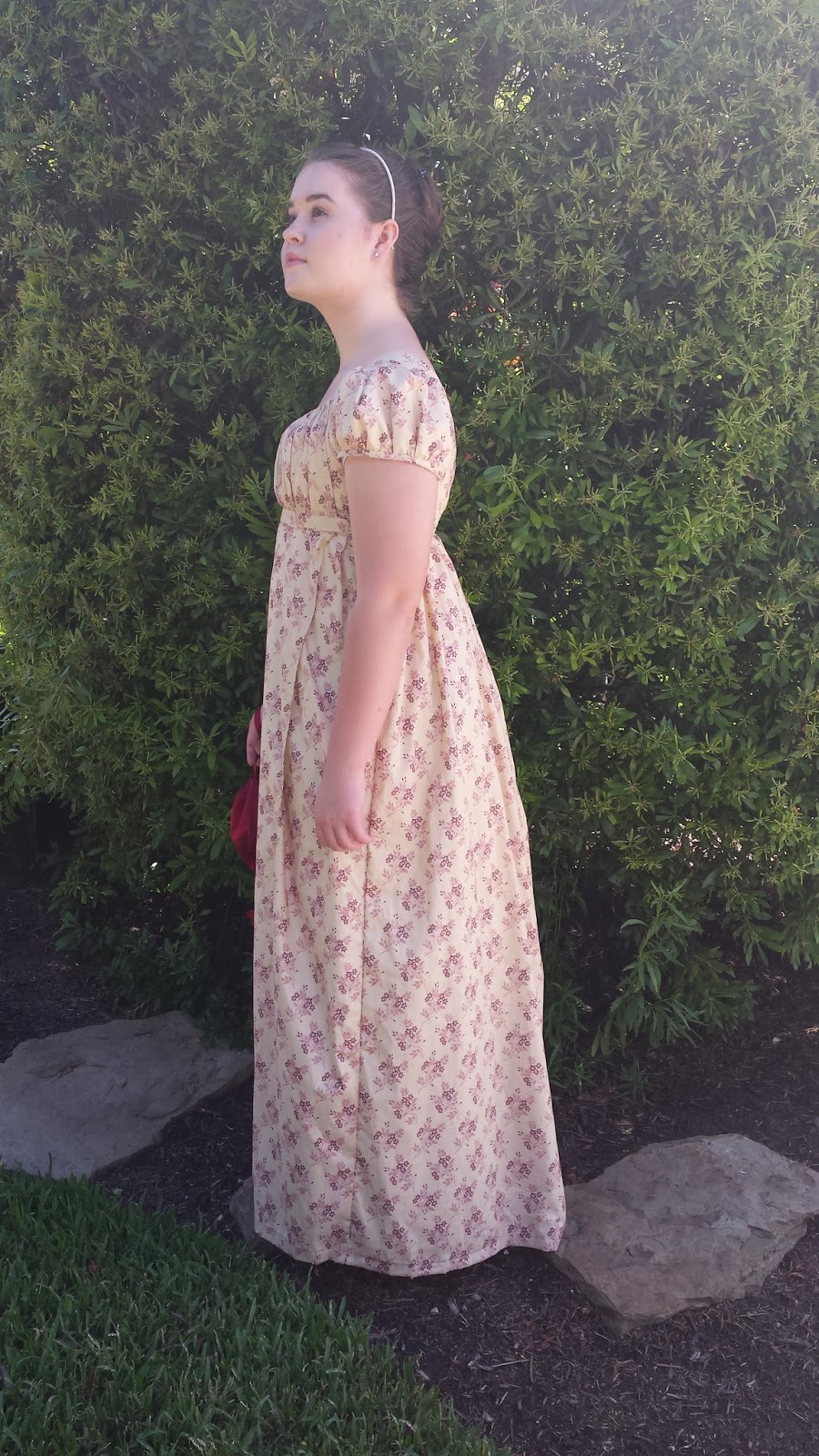 A Southern Seamstress: Floral Print Regency Day Dress