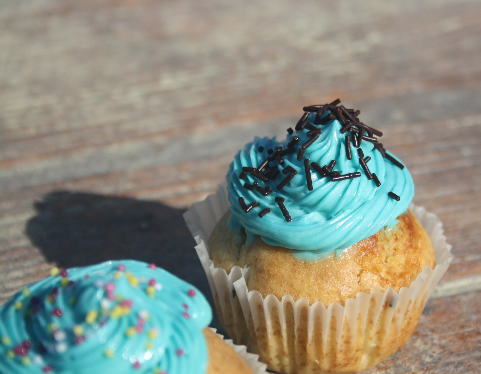 Mariquita Martínez Cupcakes: Azul Vainilla
