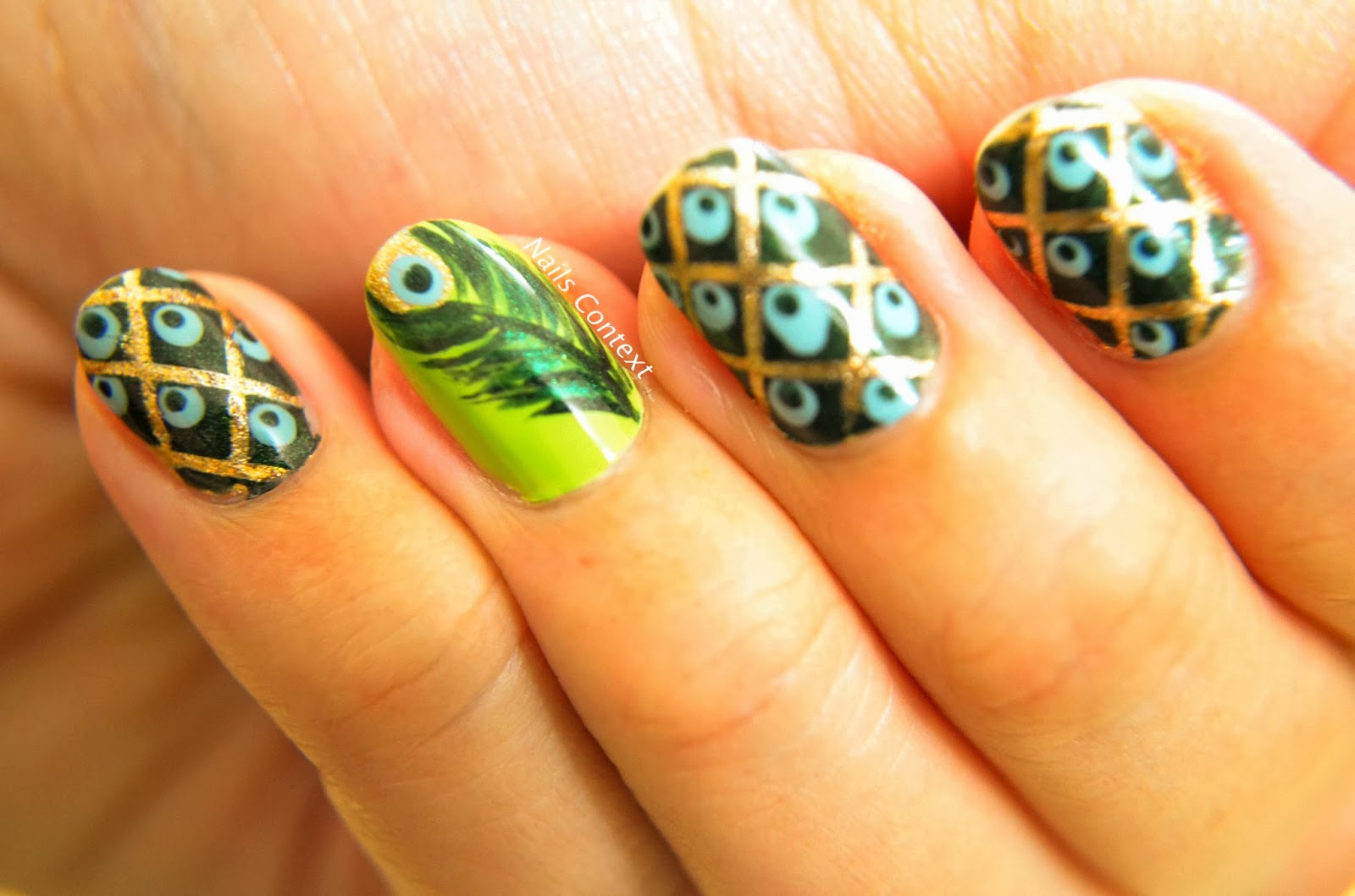 Nails Context: Peacock Nails