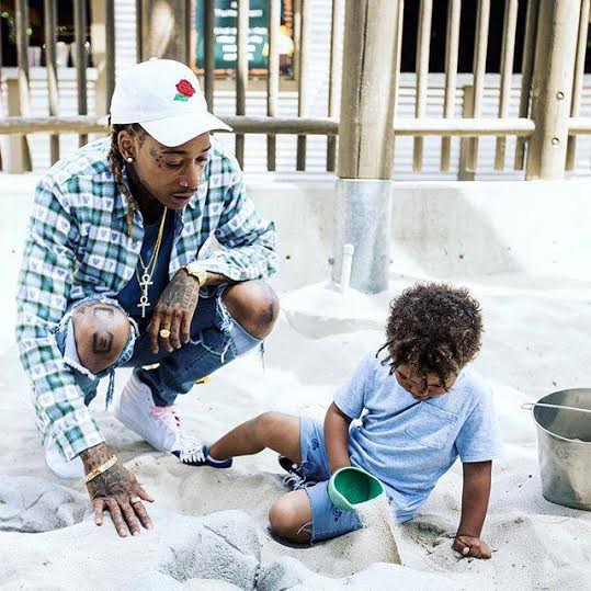 Adorable photos of Wiz Khalifa, his son and his father hanging out