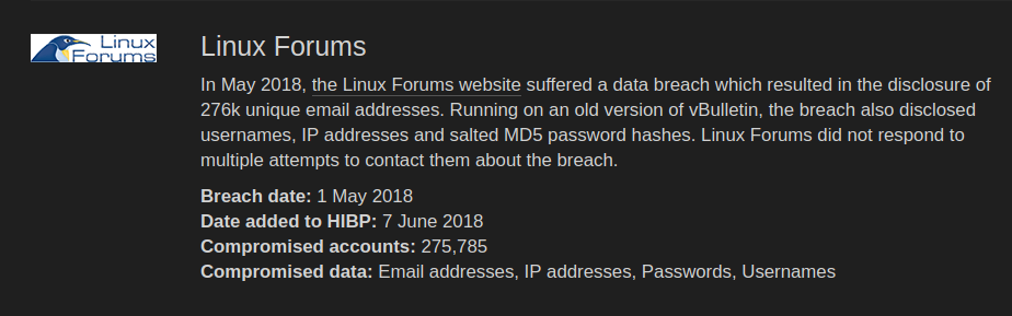 LinuxForums.org Hack Exposes 276,000 User Accounts - Linux Uprising Blog