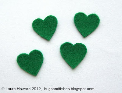 Bugs and Fishes by Lupin: DIY Lucky Four-leaf Clover Card