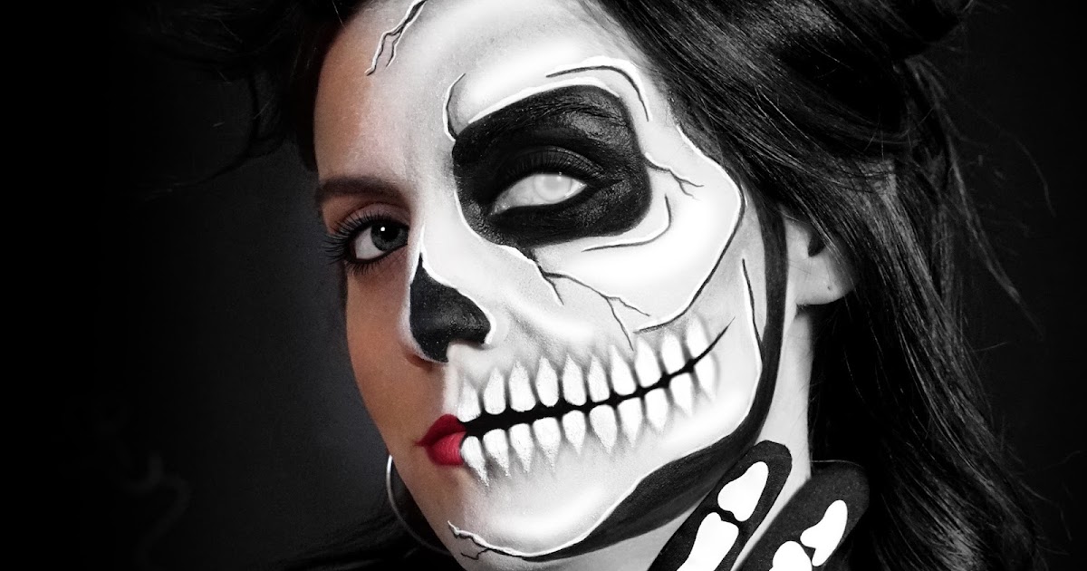 a Mason says what?: skeleton face makeup