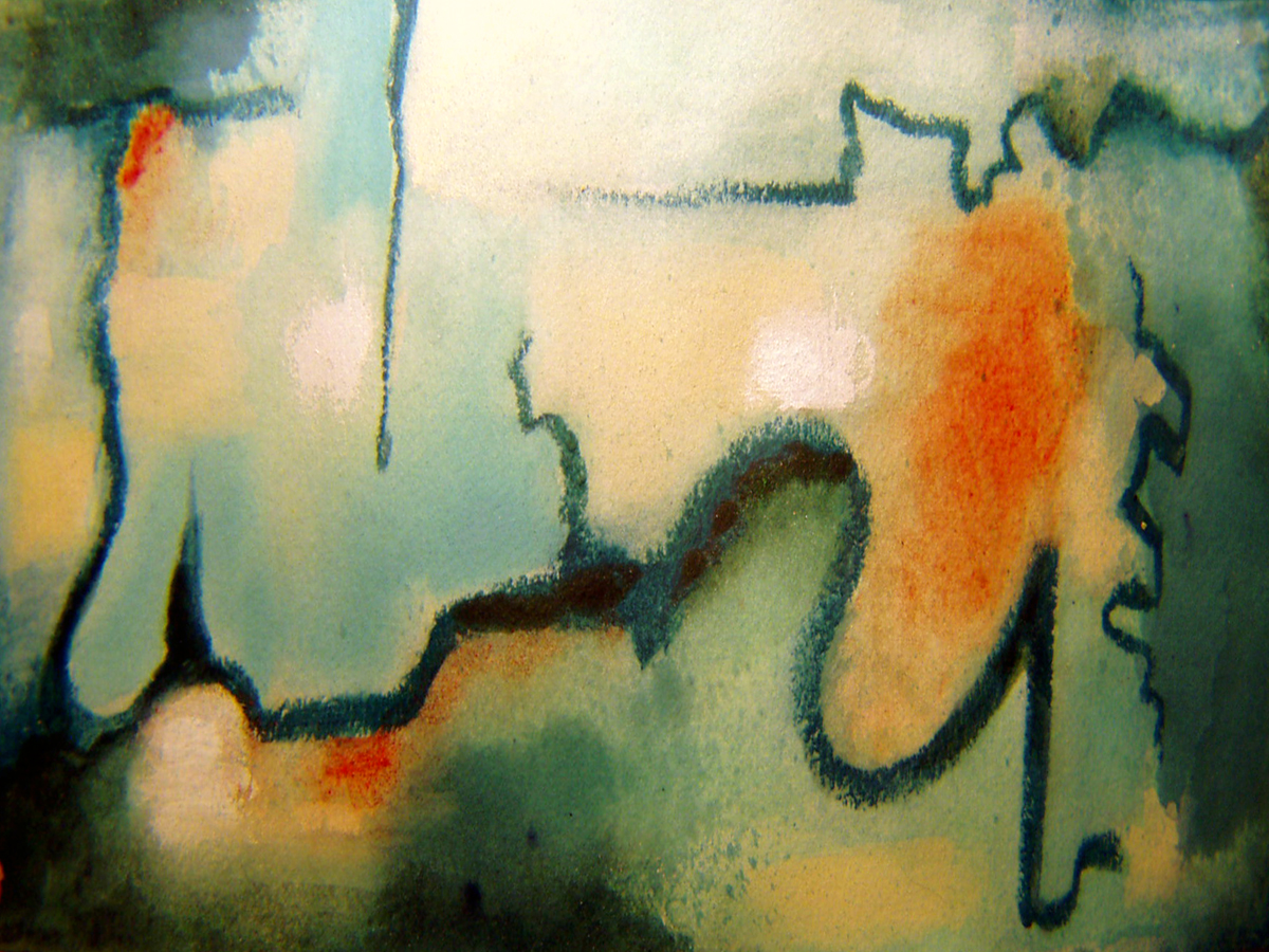 Mixed Media Manic: OIL PASTEL AS A RESIST WITH WATER-BASED PAINT