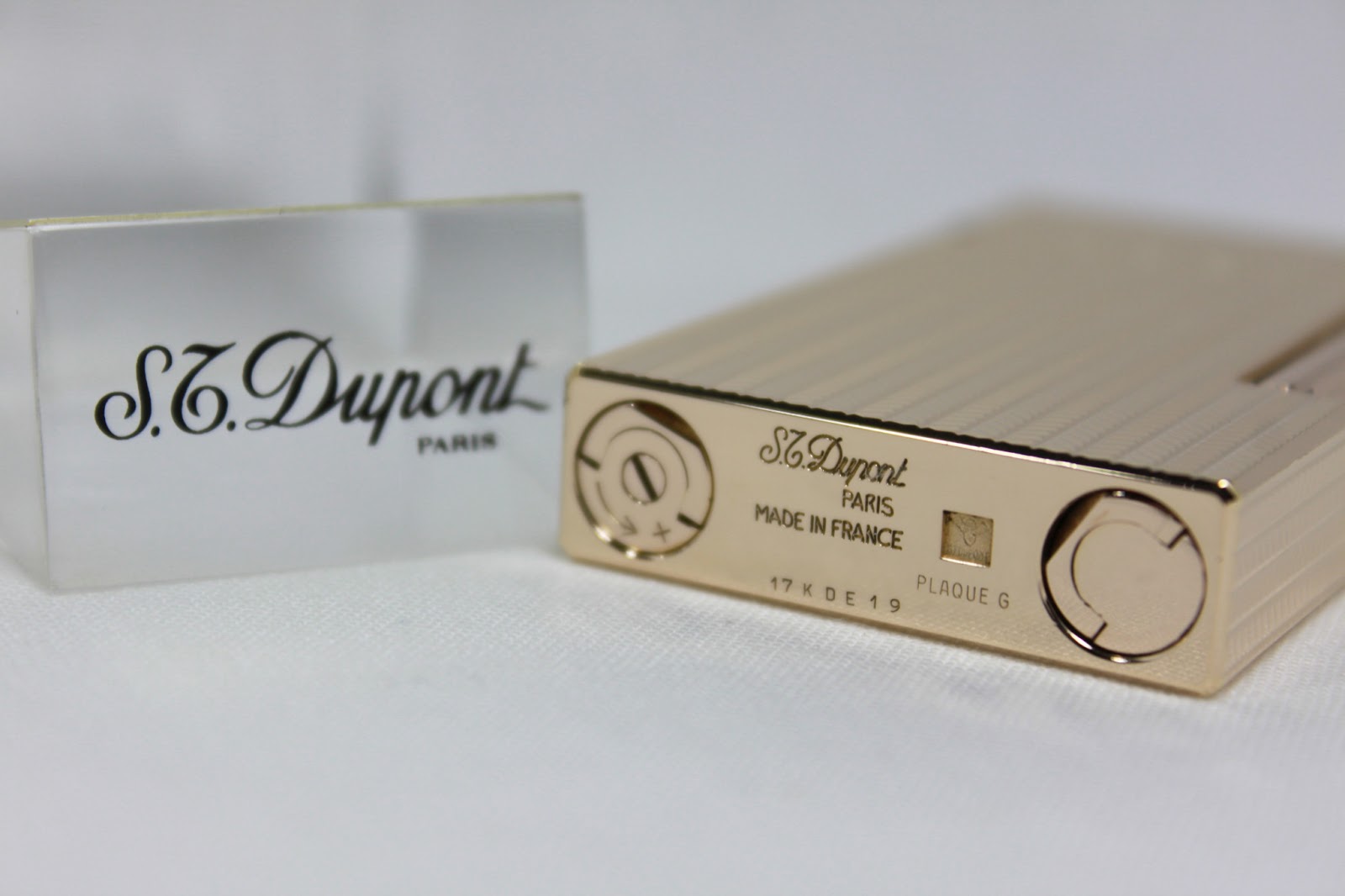 ziq S.T. DUPONT collections: ORIGINAL ST DUPONT LINE 2 GOLD LIKE NEW ...