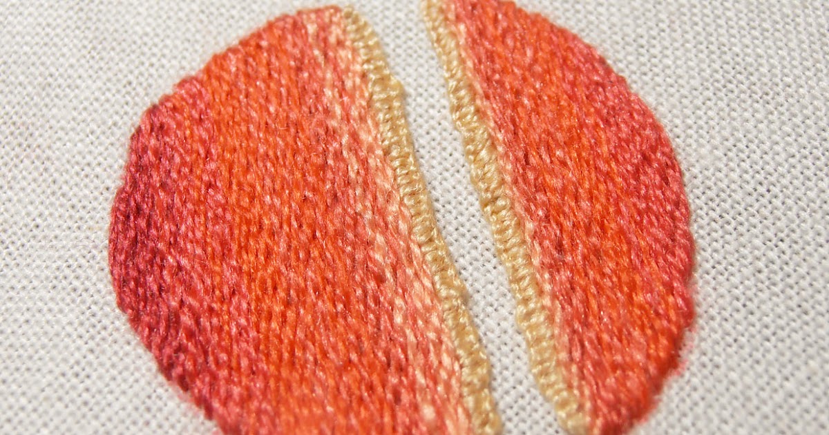 Shaded Stem Stitch Filling
