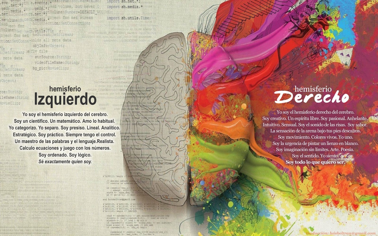 Trabajando los dos hemisferios cerebrales ~ Los 7 Maestros