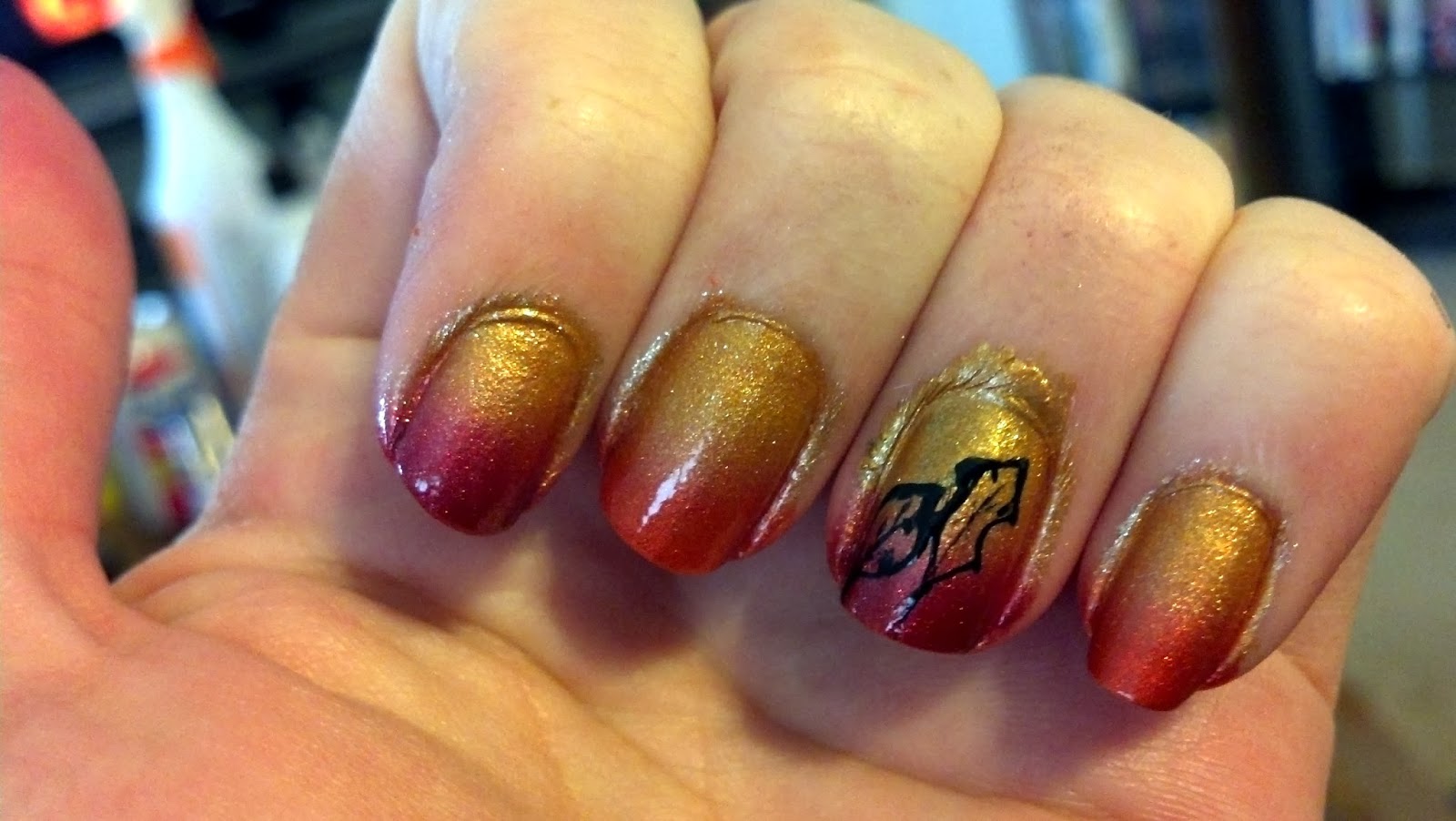 The Nail Diaries: Fall Gradient Nail Art