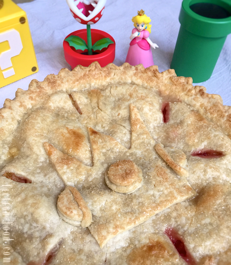 Fiction-Food Café: Blushing Princess Peach Pie!