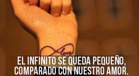 Mi amor es infinito | Carteles romanticos - imágenes de amor bonitas