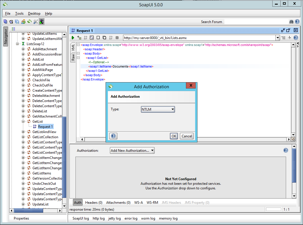 Share That Point Using Soapui To Test Sharepoint Web Services