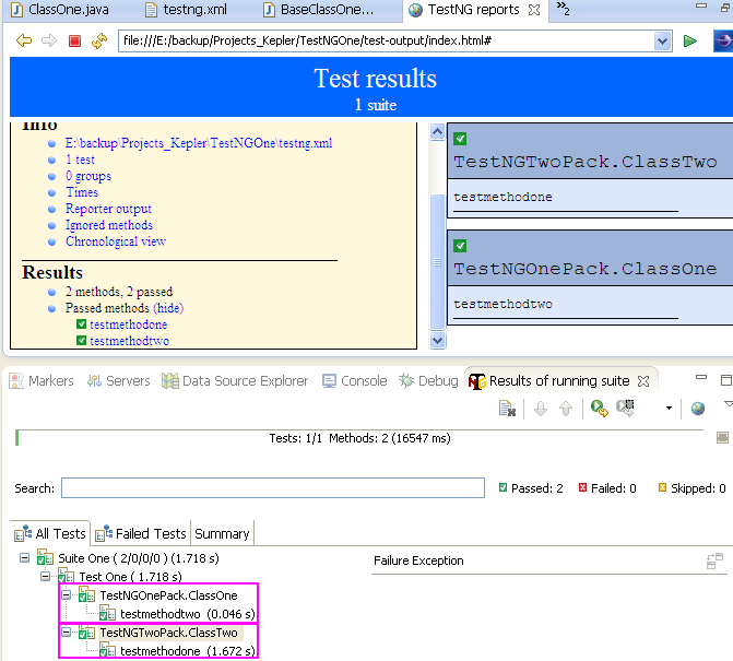 Testng With Selenium Webdriver Using Regular Expression To Include