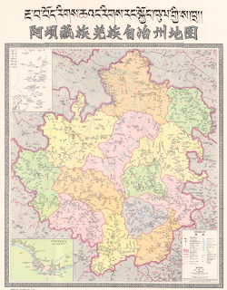 Map of Amdo Ngawa