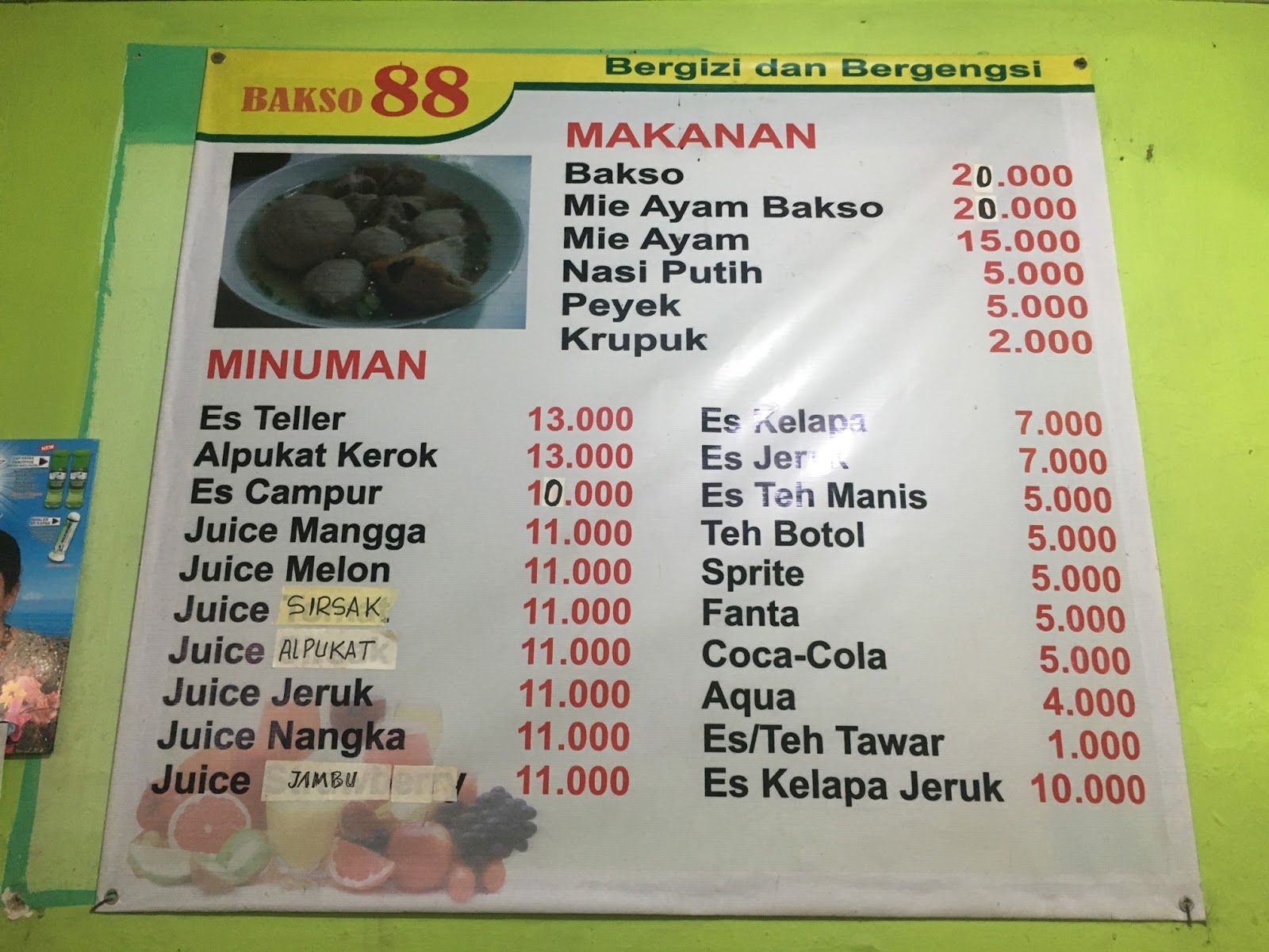 [CICIP] Bakso 88 Slipi ; Bakso Biasa Yang Luar Biasa - Catatan Rully ...