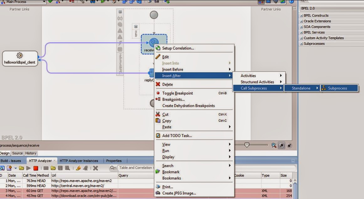 Learning SOA: SubProcess in SOA 12c