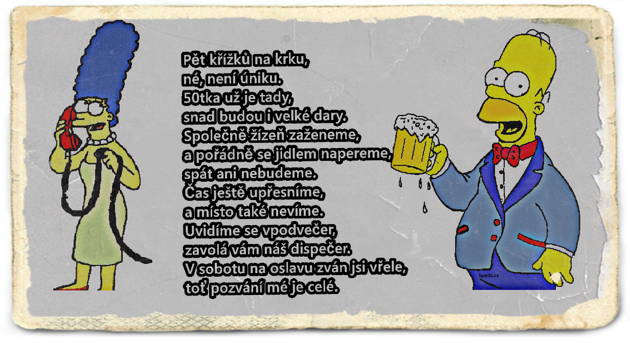 Spells: Pozvánka na oslavu 50 let