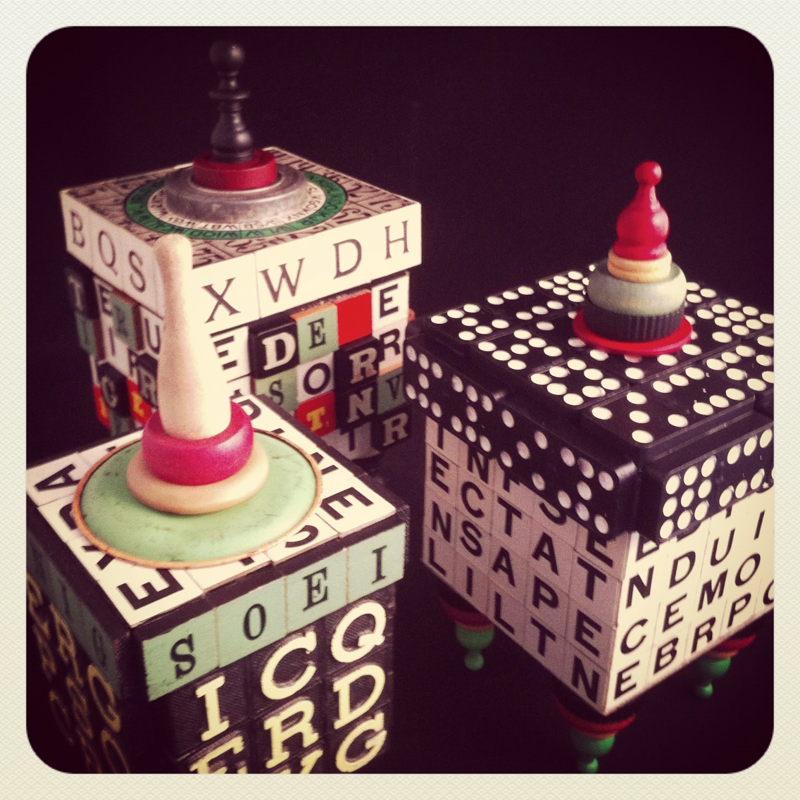 right side of fifty: a few new game piece boxes