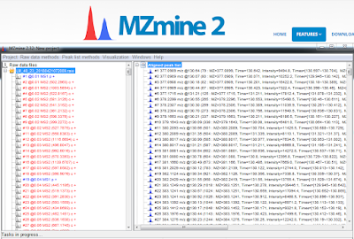 News in Proteomics Research: MzMine -- Find changing features in any LC ...