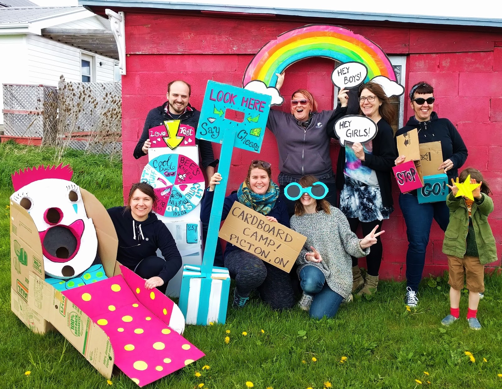 meet me at the silo: Cardboard Camp