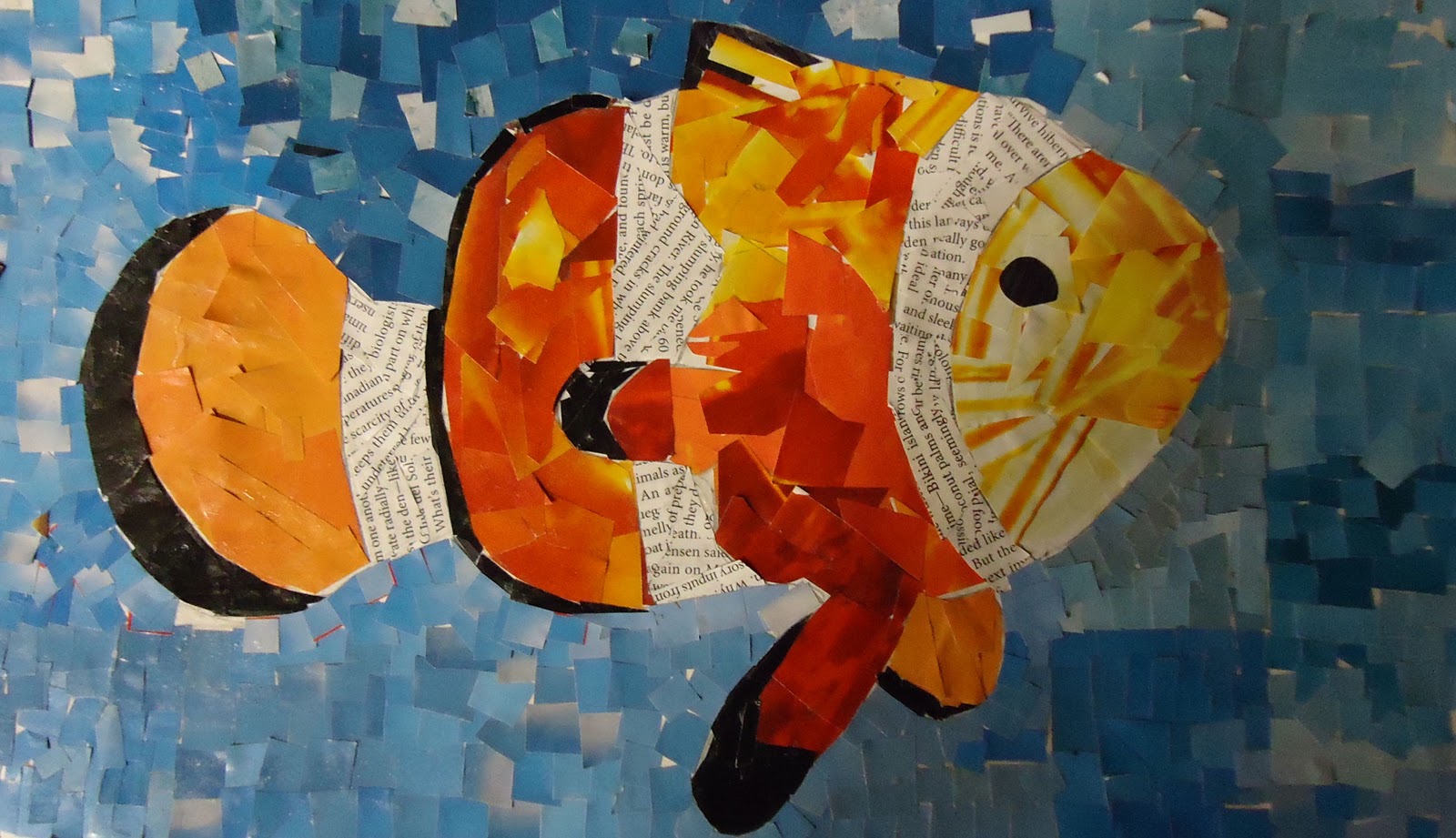 Magazine Paper Collage