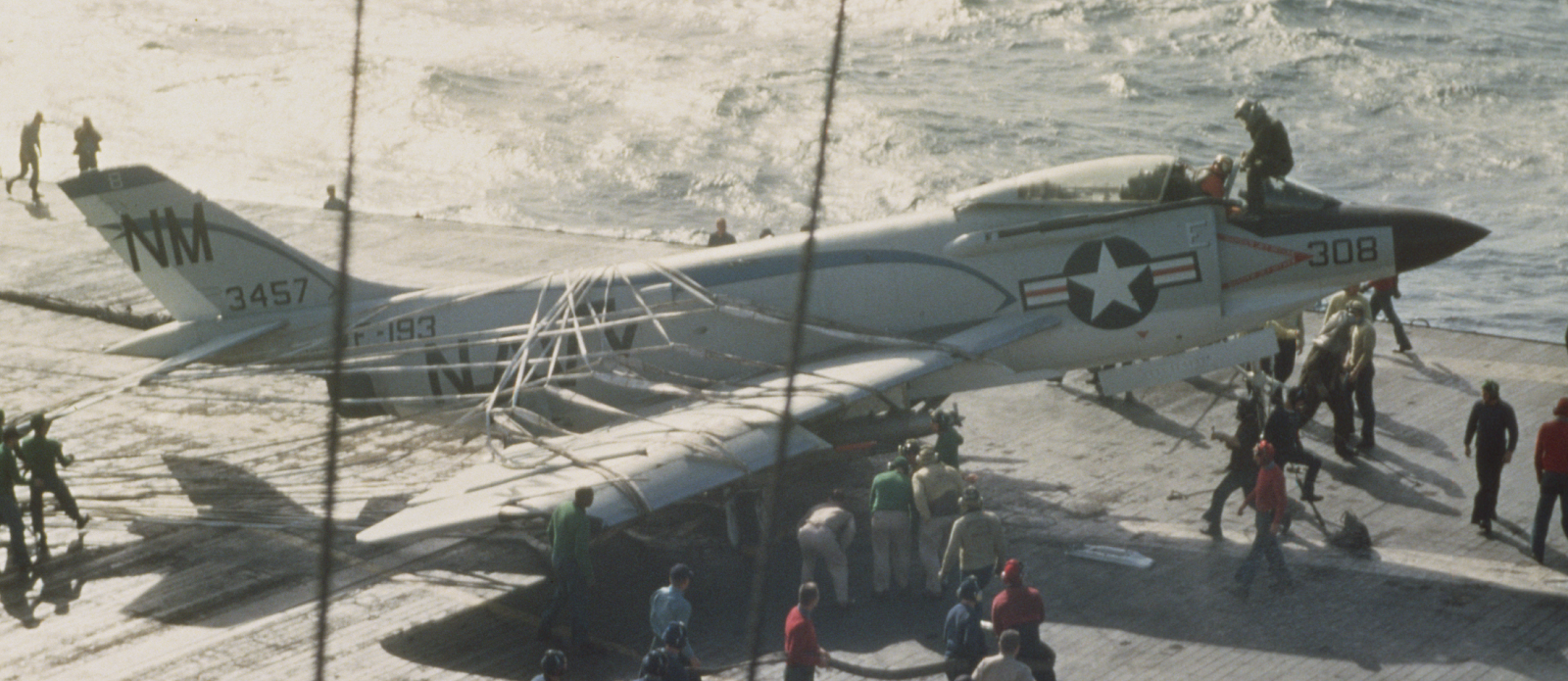 U.S. Navy Aircraft History: Swept-Wing Tip Skid