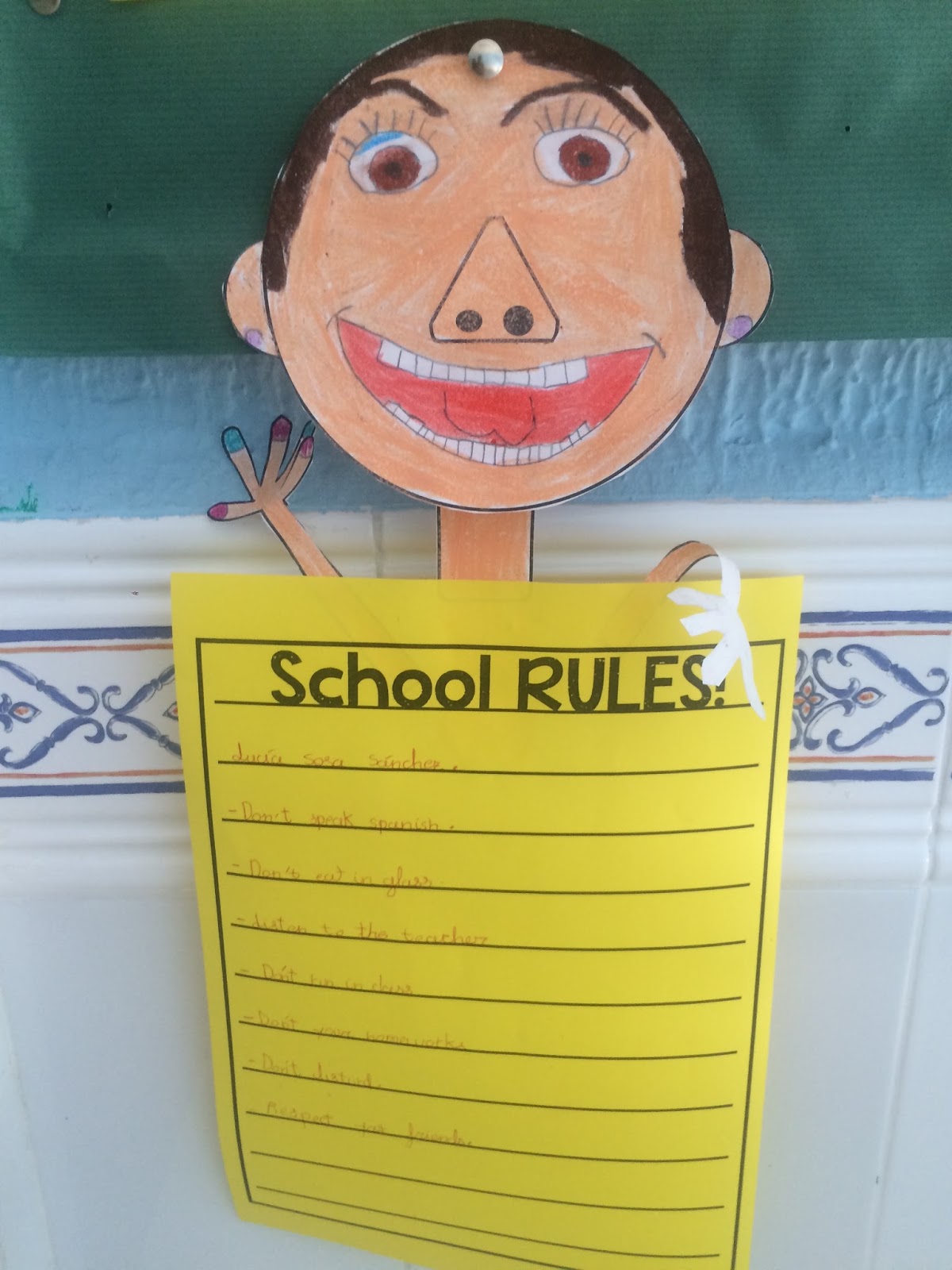 OUR ENGLISH CLASS: Our classroom rules