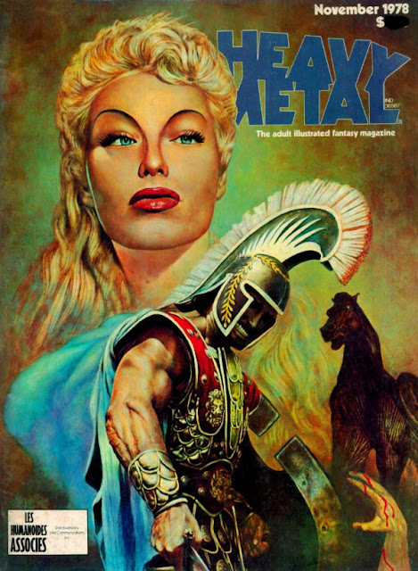 Heavy Metal Magazine Covers from The 1970s ~ vintage everyday