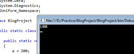 Talk in computer language.: Call by value and Call by reference in C#