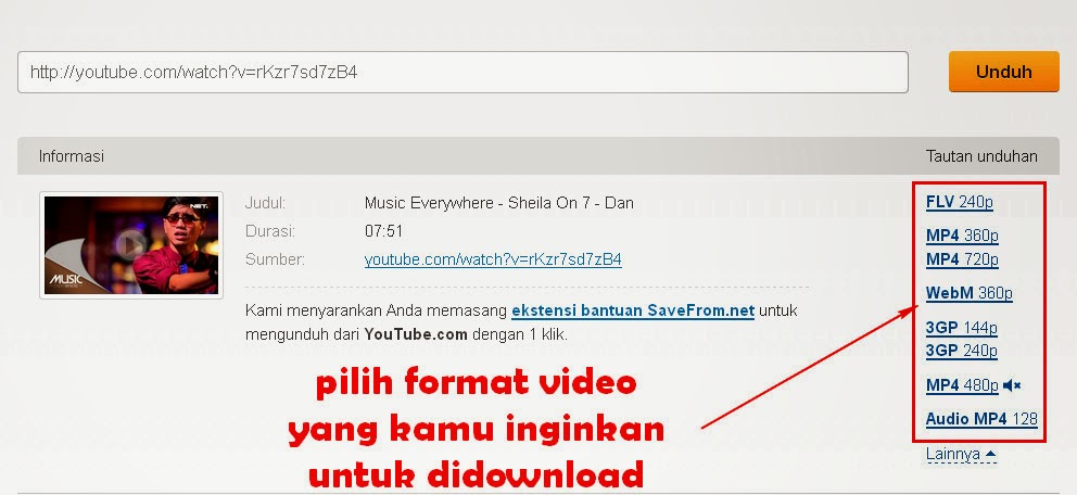 Cara Download Video Youtube dengan mudah TANPA SOFTWARE - Biologizone